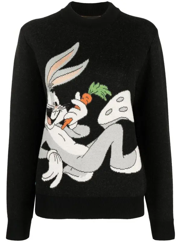 Alanui Bugs Bunny Jacquard Jumper