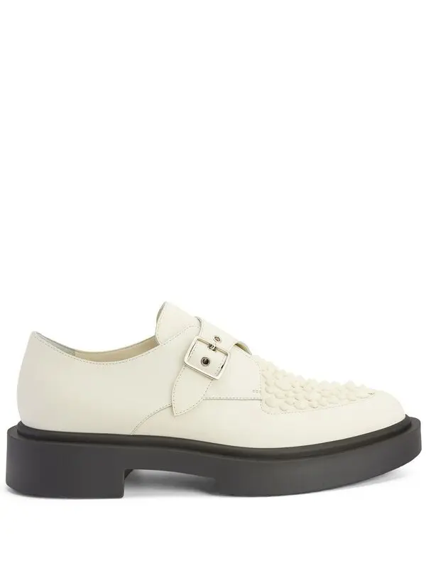 GIUSEPPE ZANOTTI Adric Studded Buckle-strap Shoes