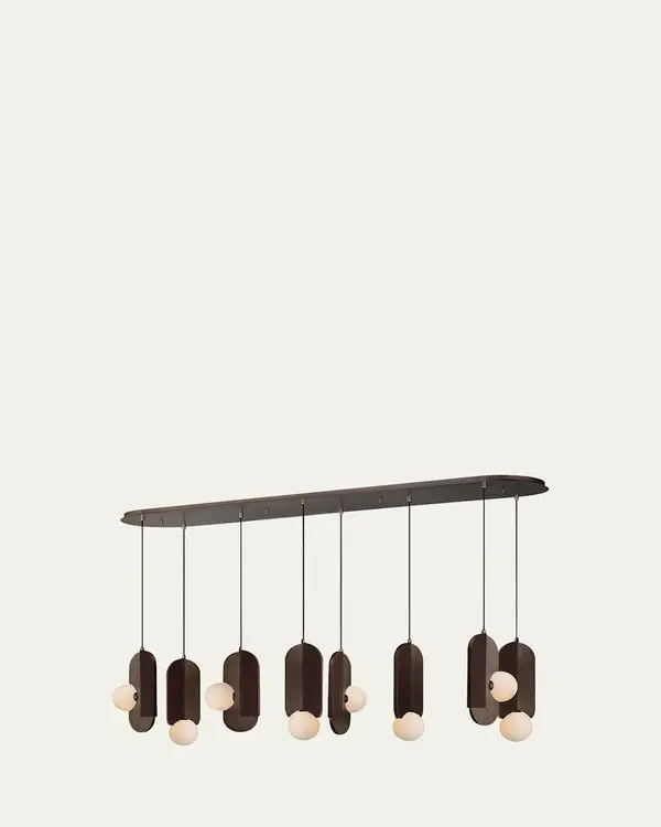 Studio M X Nina Magon Design From Stitched 8-light Pendant