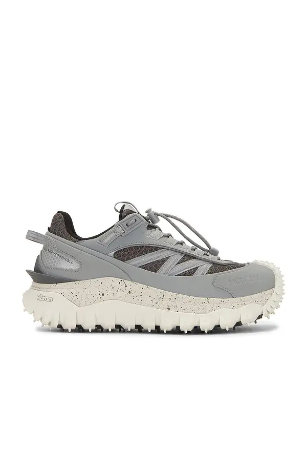 Moncler Trailgrip Low Top Sneakers - Silver Grey