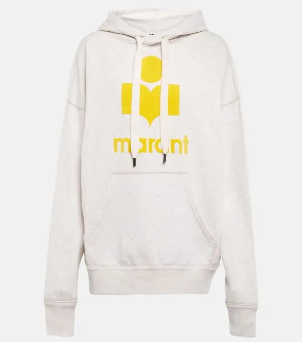 MARANT ETOILE Mansel Logo Hoodie - Yellow
