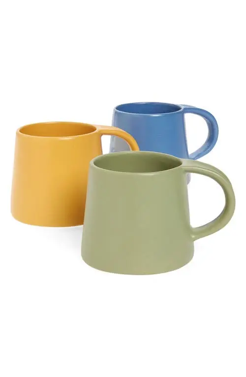 THE CONRAN SHOP Set Of 3 Block Design Mugs - Multi | Editorialist