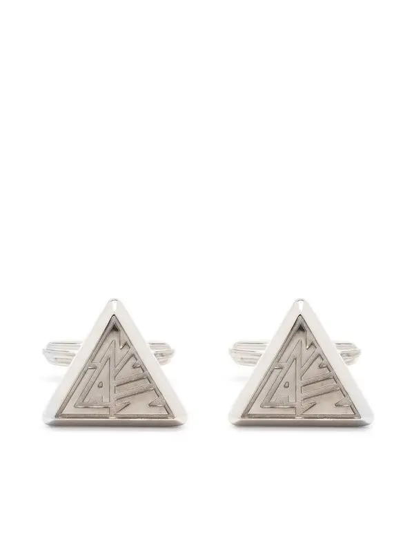 LANVIN Logo-plaque Cufflinks - Silver