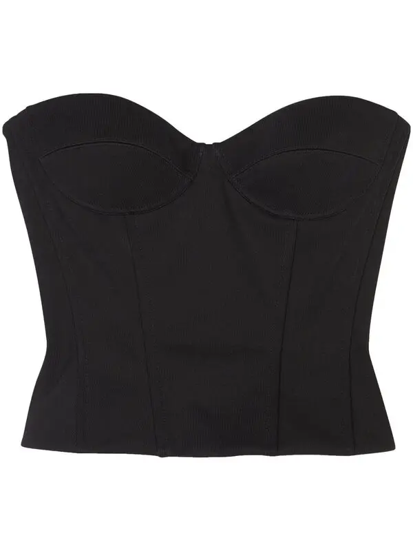 Balenciaga Strapless Bustier Top