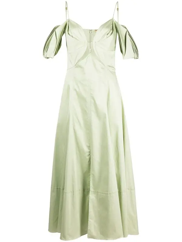 Cult Gaia Dina Off-shoulder Midi Dress