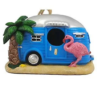 SANTA'S WORKSHOP Inc. 7.25' Resin Vacation Rv B Irdhouse