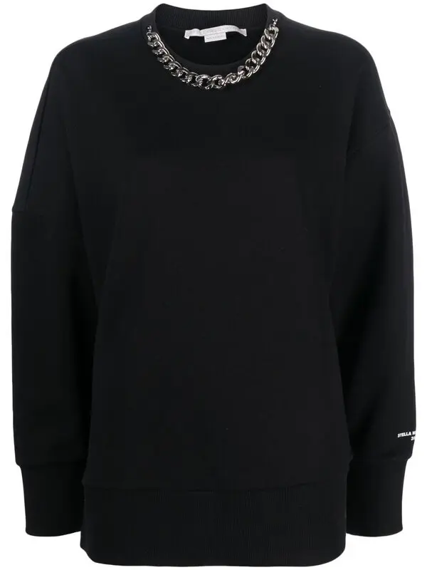Stella McCartney Chain-link Sweatshirt - Black