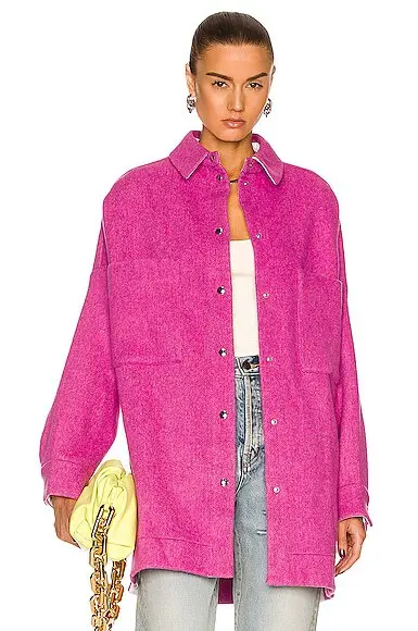 Pink Iro Paris Jacket Iro Paris Bardak Jacket In Lavender In Pink