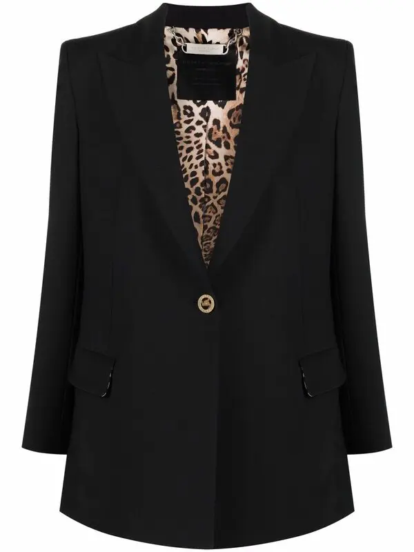 Philipp Plein Peaked Lapel Blazer