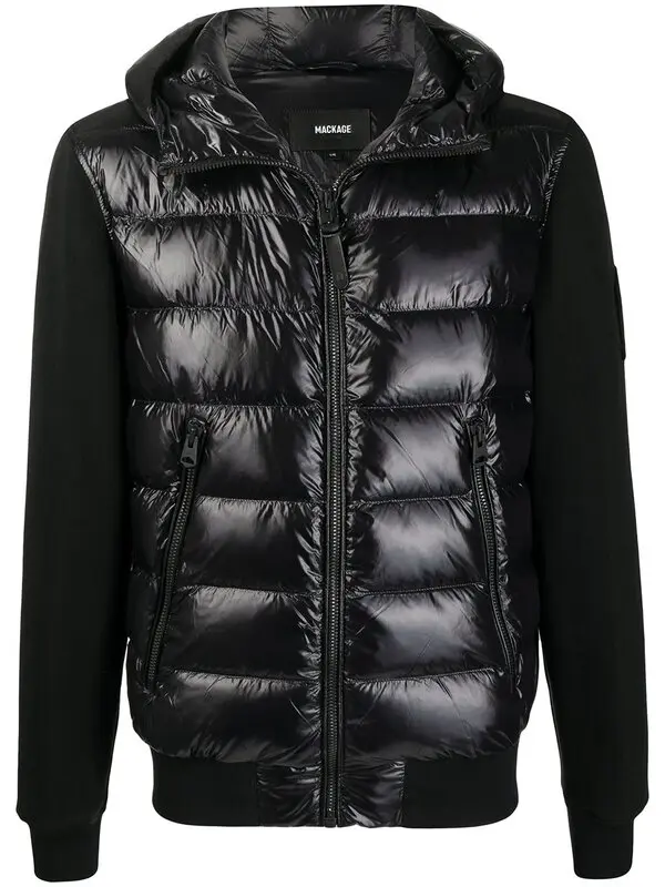 Mackage Quilted-panel Hooded Jacket