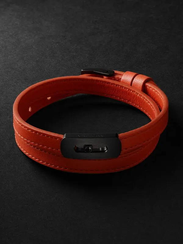 Messika My Move Diamond And Leather Bracelet