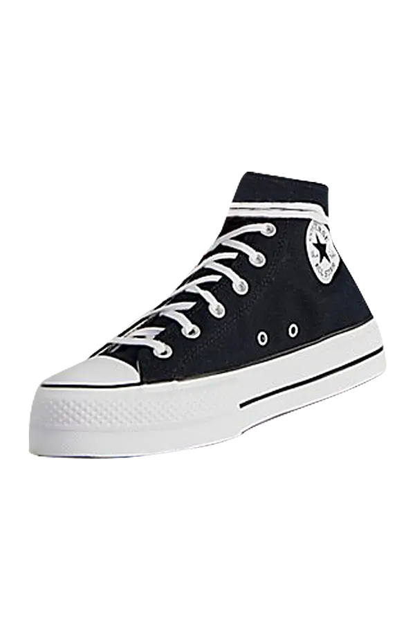 Play Comme Des Garcon Chuck Taylor All Star Lift Hi-top Sneakers - Black