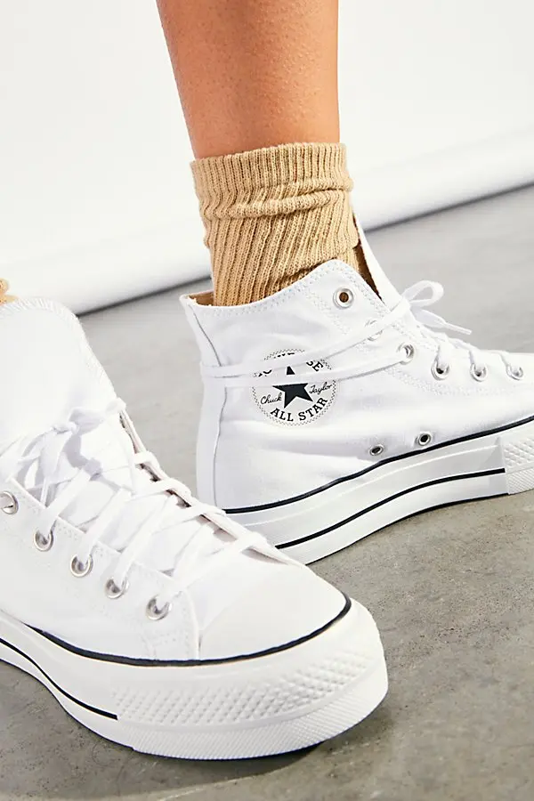 CONVERSE Chuck Taylor All Star Lift Hi-top Sneakers - White