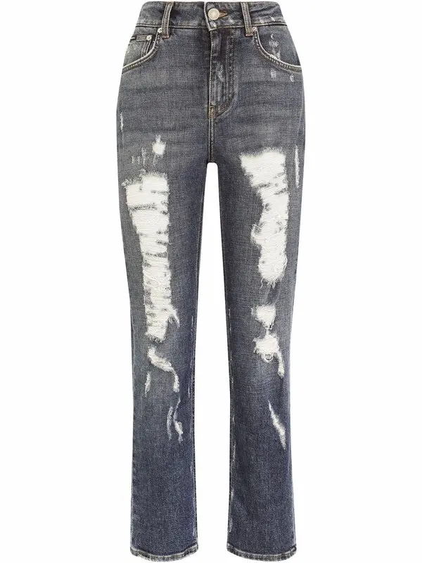Dolce & Gabbana Distressed Boyfriend Jeans