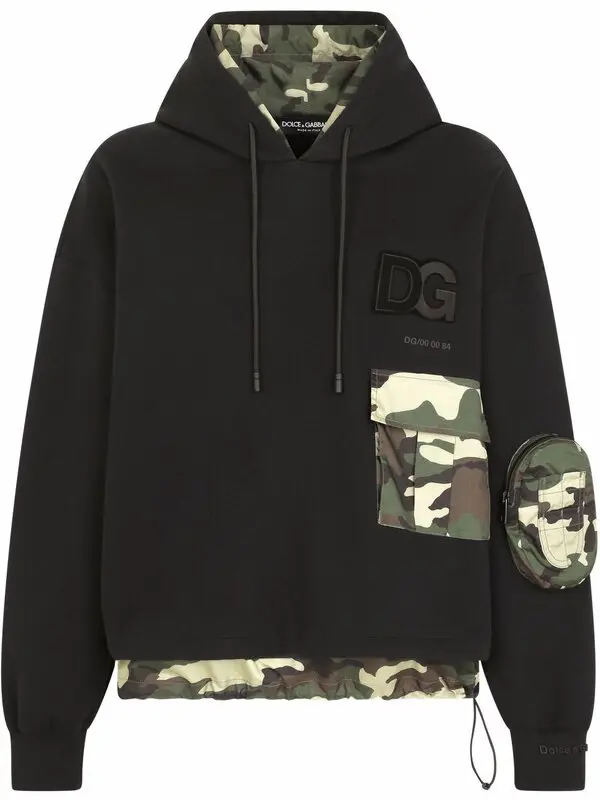 Dolce & Gabbana Camouflage-print Hoodie
