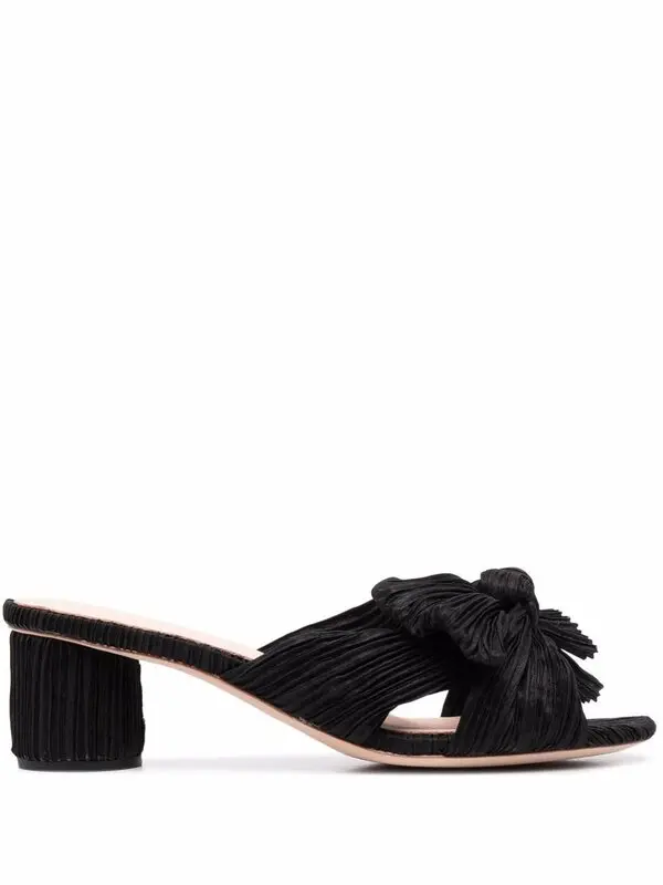 LOEFFLER RANDALL Emilia 60mm Knotted Sandals - Black