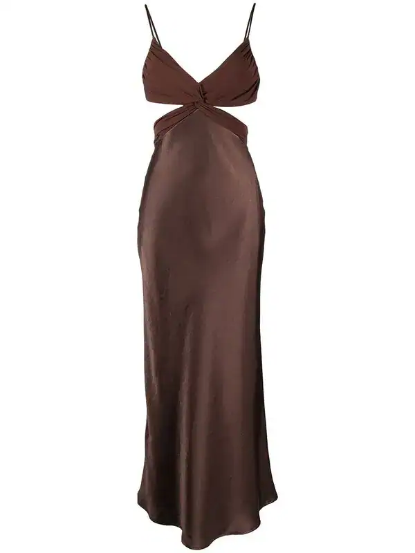 Bec & Bridge Nadia Twist Maxi Dress - Brown | Editorialist
