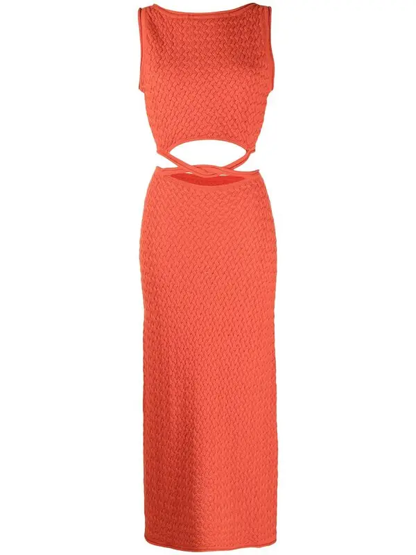 bec and bridge effie knit dress & Knitted Maxi - Red Gala evening gown