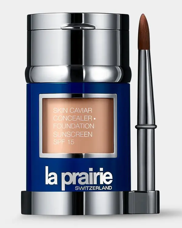La Prairie Skin Caviar Concealer + Foundation Spf 15 - Creme Peche