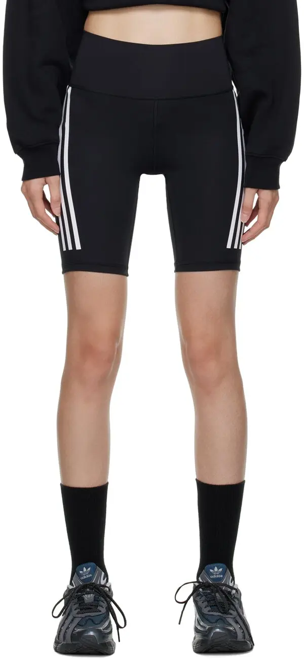Buy Adidas Optime Trainicons Bike Shorts - Black At 67% Off | Editorialist
