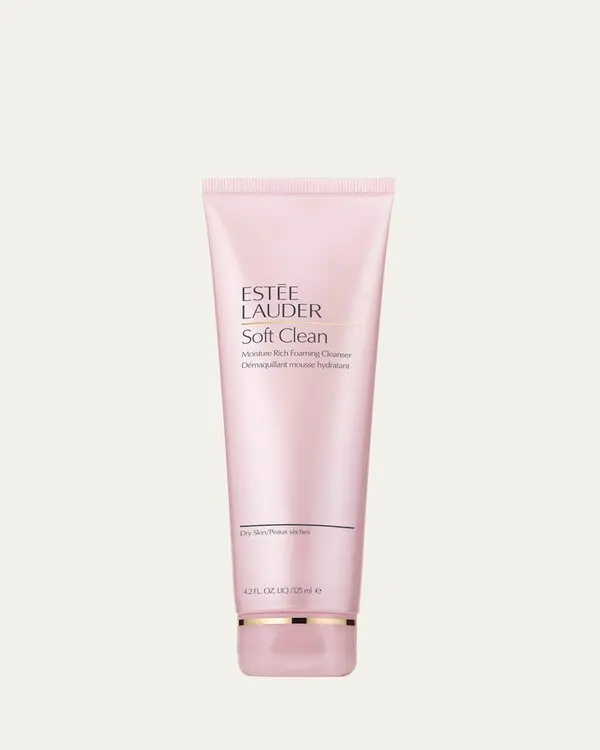 Estée Lauder Soft Clean Moisture Rich Foaming Facial Cleanser, 4.2 Oz - One-color