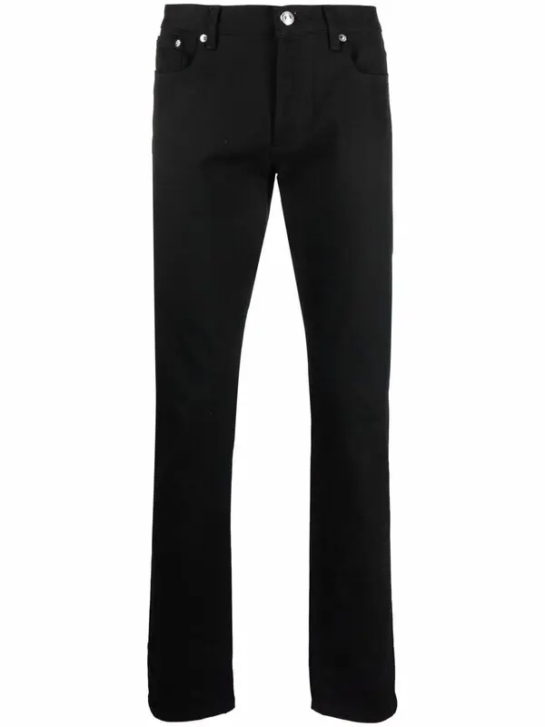 A.p.c. Mid-rise Slim-fit Jeans - Black