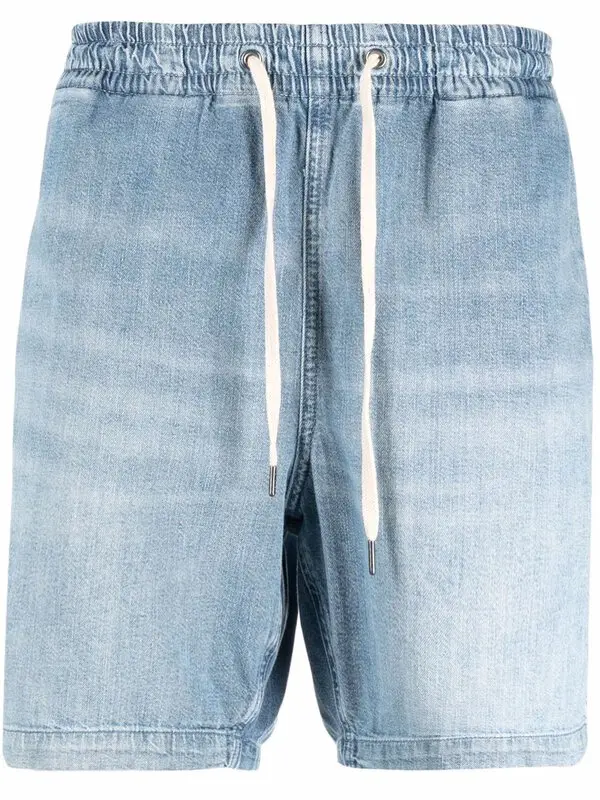 Ralph Lauren Drawstring-waist Denim Shorts