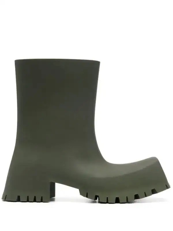 Balenciaga Trooper Boots - Green - 70% Off | Editorialist