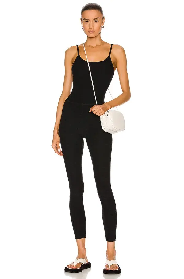 Beyond Yoga Spacedye Uplevel Midi Jumpsuit - Darkest Night