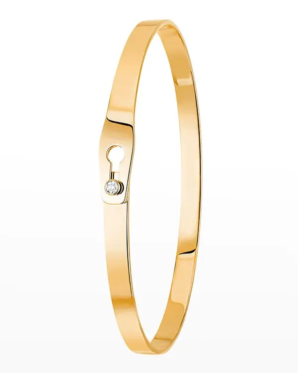 DINH VAN Yellow Gold Bangle With Diamond - One-color