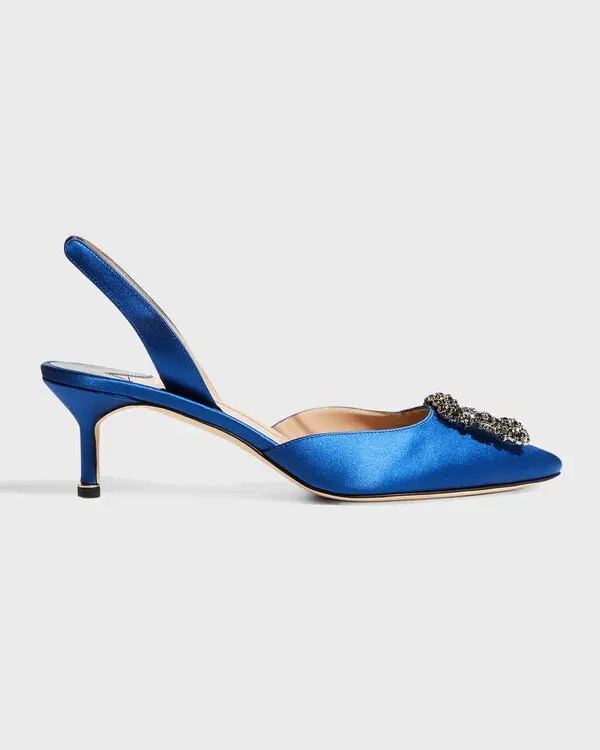 Manolo Blahnik Hangisi Slingback Pumps