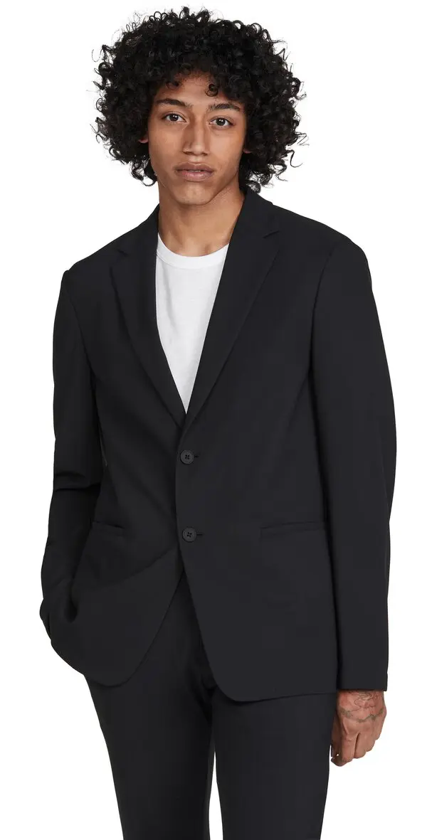 Theory Clinton Precision Ponte Blazer - Black