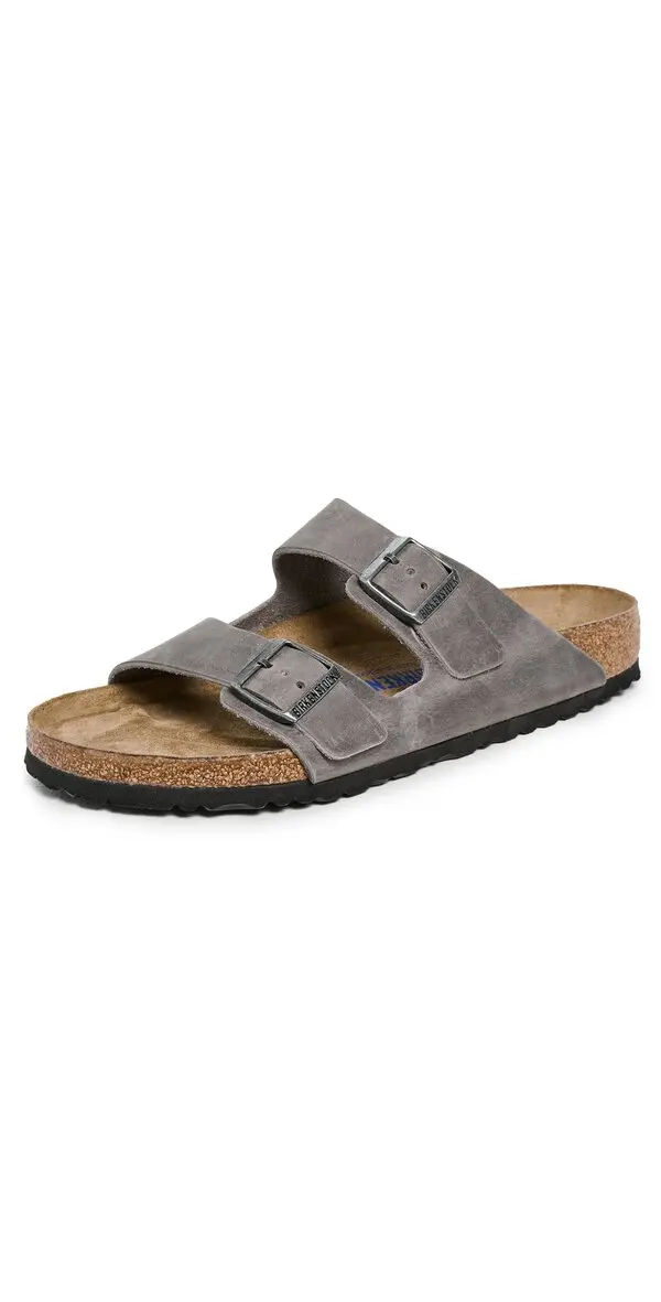 BIRKENSTOCK Arizona Soft Footbed Sandals - Iron
