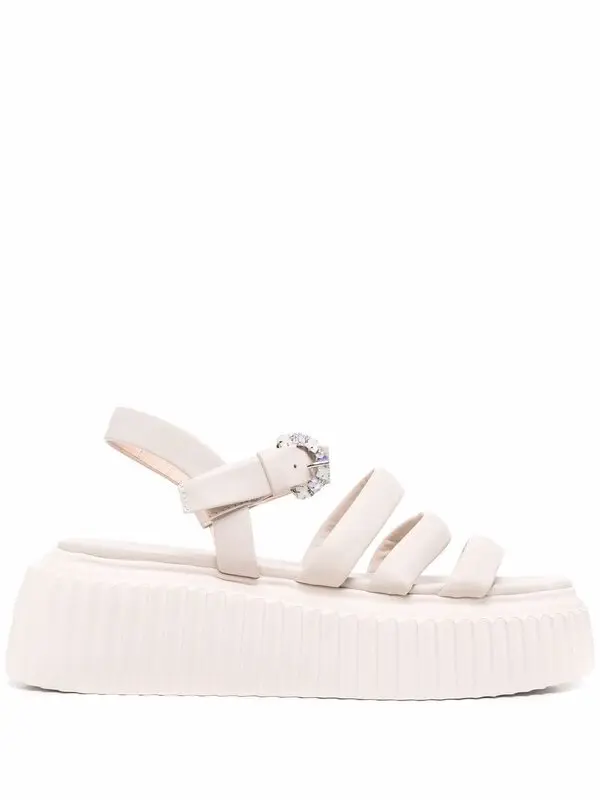 Agl Strap-design Platform Sandals