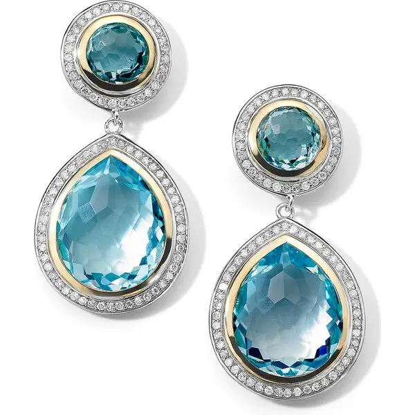 Ippolita Chimera Lollipop Drop Earrings - Gold/topaz/silver
