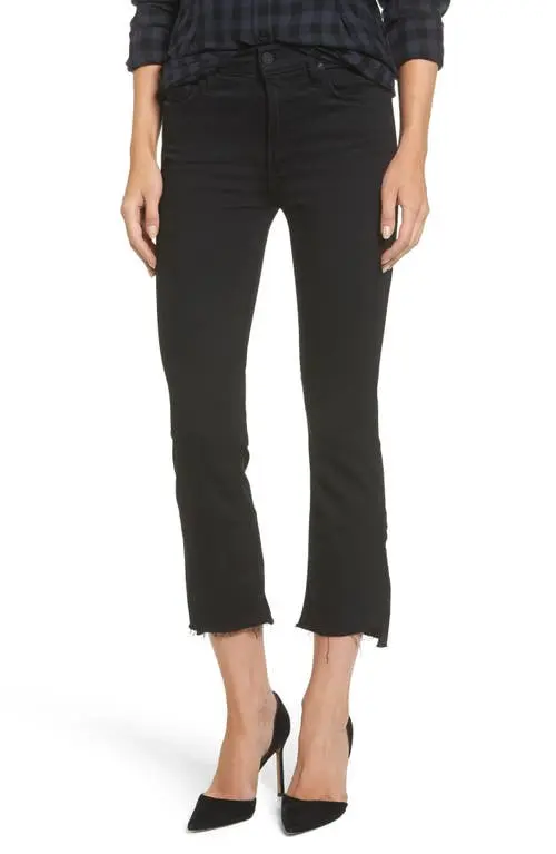 MOTHER The Insider Crop Flare Jeans - Not Guilty