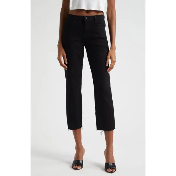 L'Agence Sada Ankle Slim Jeans - Black
