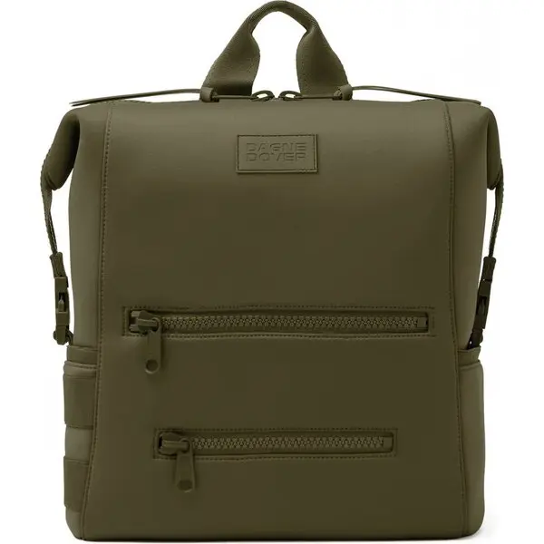 Dagne Dover Indi Large Water Resistant Diaper Backpack - Dark Moss