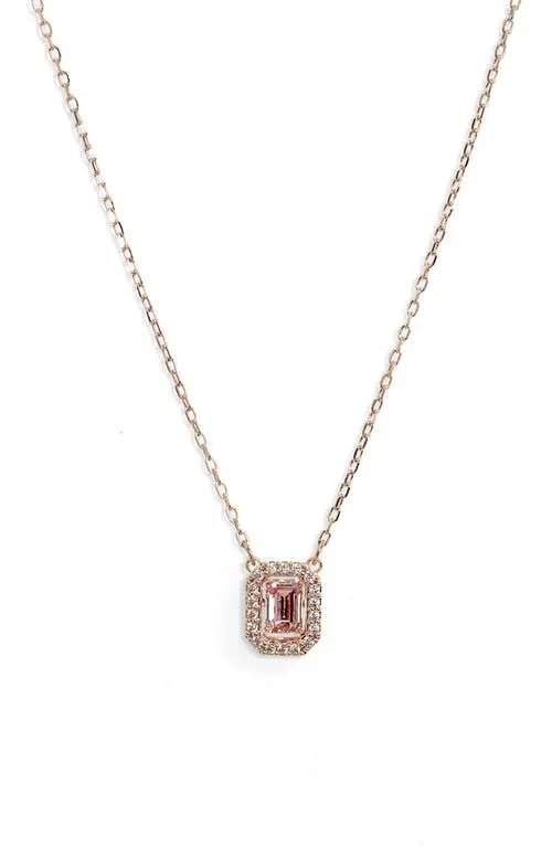 SWAROVSKI Una Crystal Pendant Necklace - Pink