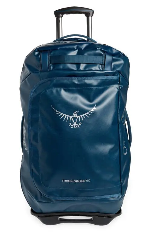OSPREY Transporter 60-liter Wheeled Duffle Bag - Venturi Blue