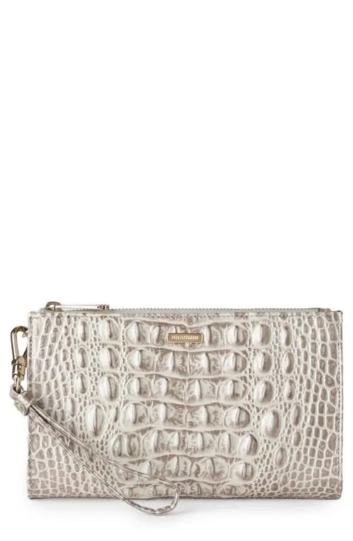 Brahmin Daisy Croc Embossed Wristlet - Pristine Melbourne