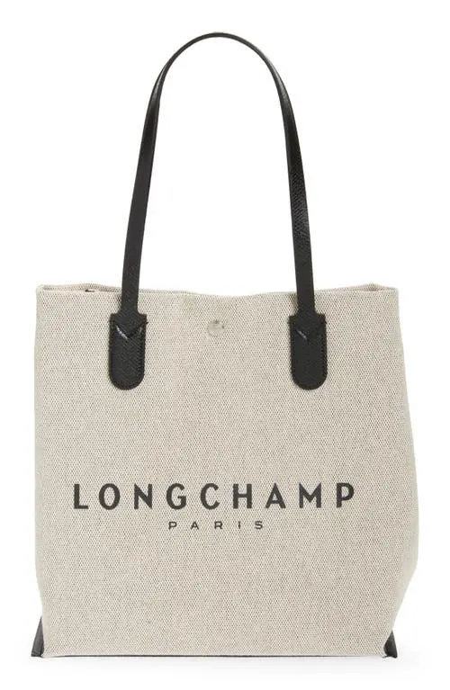 Longchamp Essential Toile Tote - Ecru