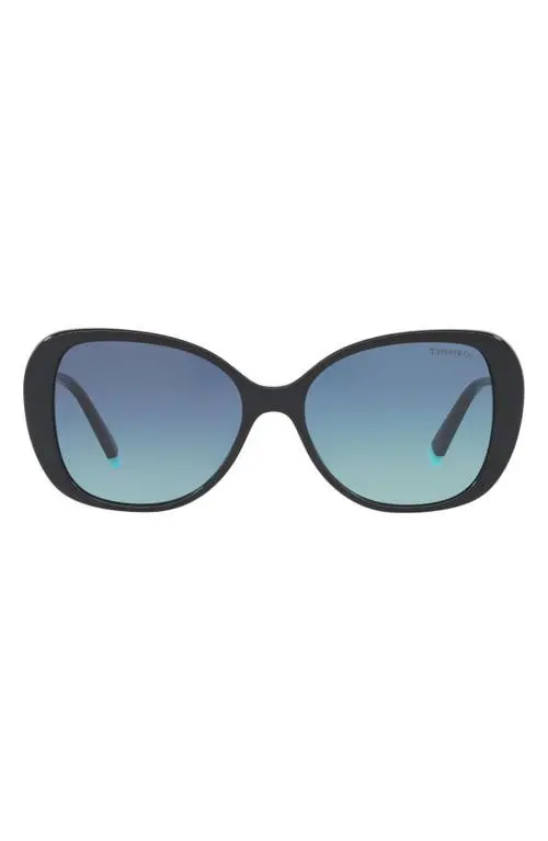 Tiffany & Co. Tiffany T 55mm Gradient Butterfly Sunglasses  display picture 1