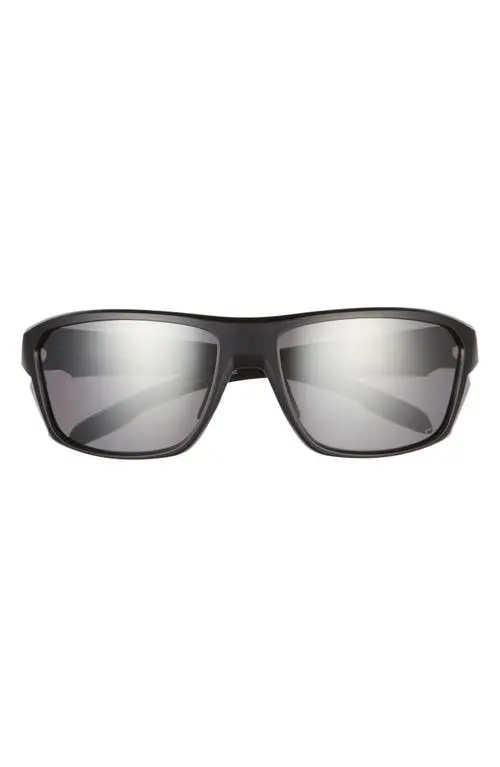 Oakley Split Shot 64mm Rectangle Sunglasses - Matte Black/ Prizm Black
