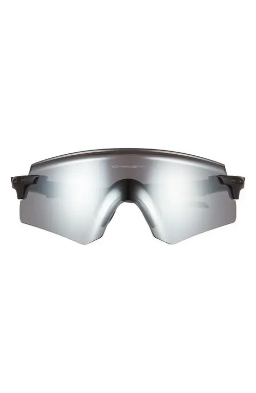 Oakley Encoder 36mm Shield Sunglasses - Matte Black/ Prizm Black