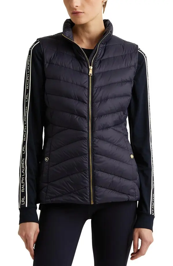 Ralph Lauren Quilted Nylon Vest - Navy | Editorialist