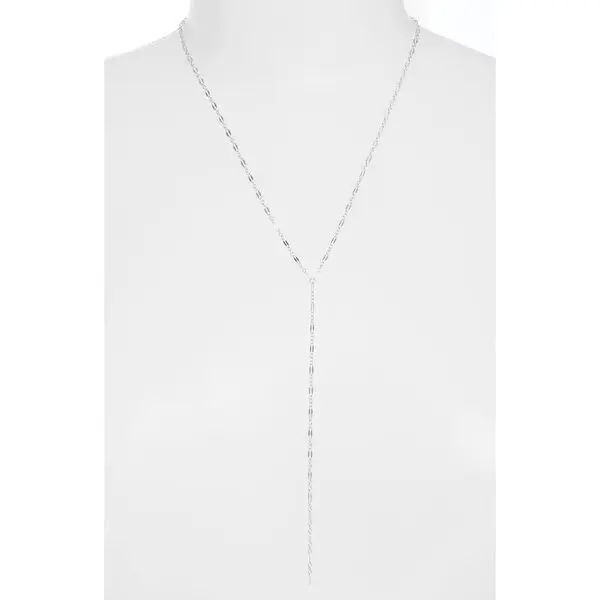 SET & STONES Phoebe Y-necklace - Silver
