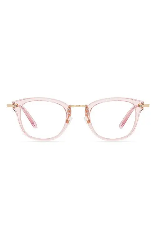 DIFF Eyewear Rue Cat Eye Optical Glasses - Azalea Crystal / Clear