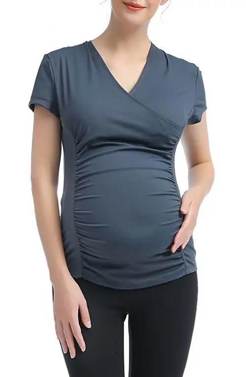 KIMI + KAI Maternity/nursing Top - Navy