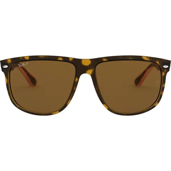 Ray-ban Flat Top Sunglasses - Light Havana Polarized